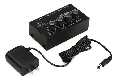 Micro Mixer Behringer Mx400 Mezclador De 4 Canales | Blues Instrumentos